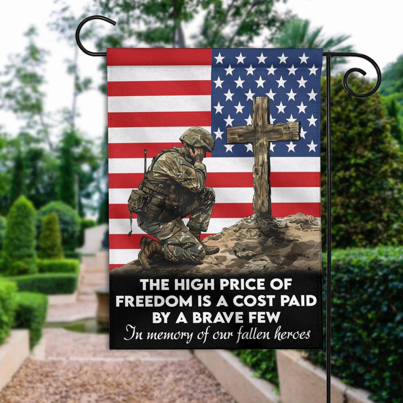 Memorial Day Double-sided Flag, Remember and Honor Veteran Flag ...
