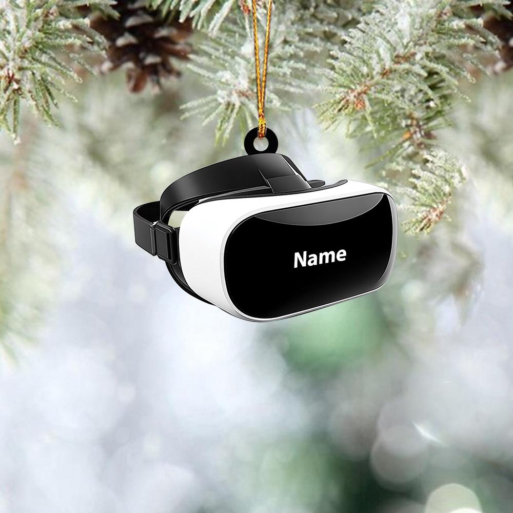 Personalized VR Headset Christmas Ornament, Virtual Reality Ornament ...