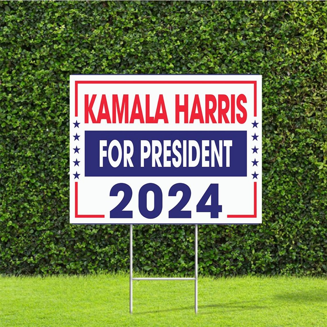 Kamala Harris 2024 Yard Sign, Kamala Harris for President Yard Sign ...