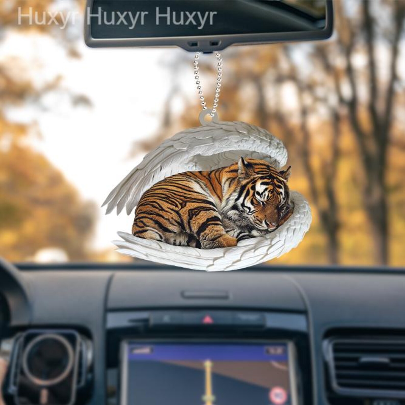 Tiger Angel Wings Car Ornament, Tiger Christmas Ornament, Tiger ...