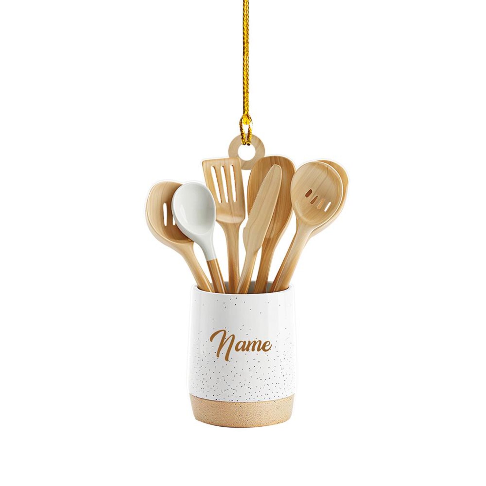 Personalized Kitchen Utensils Set Christmas Ornament, Cooking Lovers ...