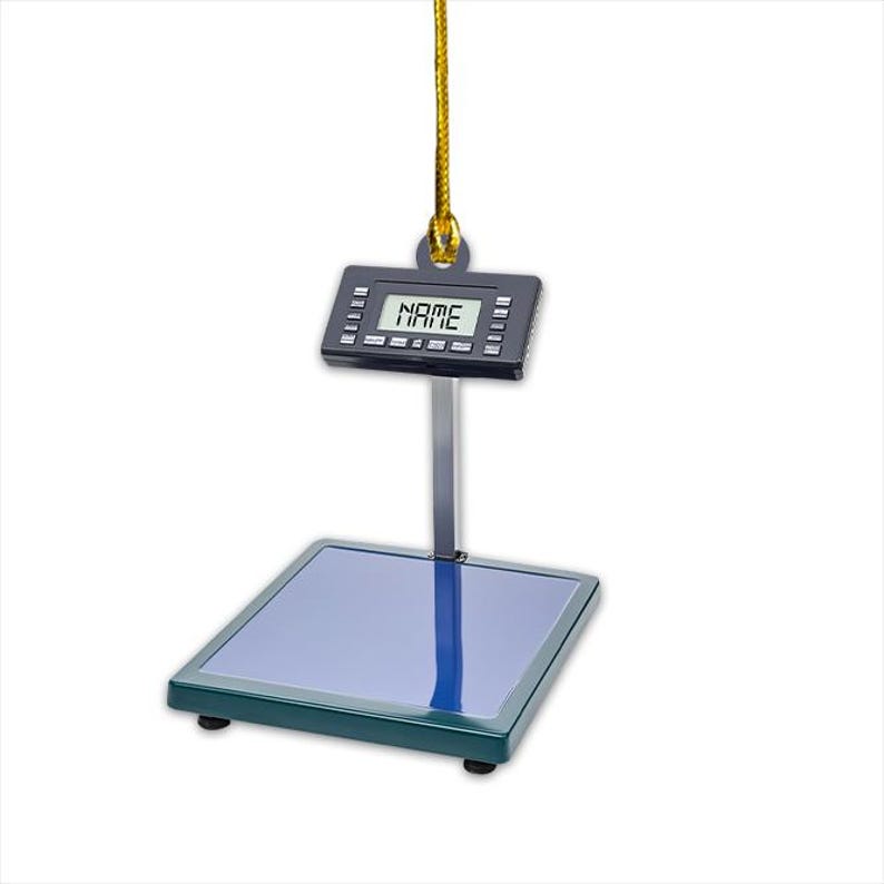 Personalized Digital Weighing Scales Christmas Ornament, Kitchen Scales ...