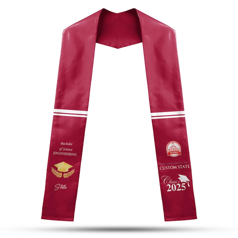 Personalized Graduation 2026 Stoles, Custom Class of 2026 Stoles, Your ...