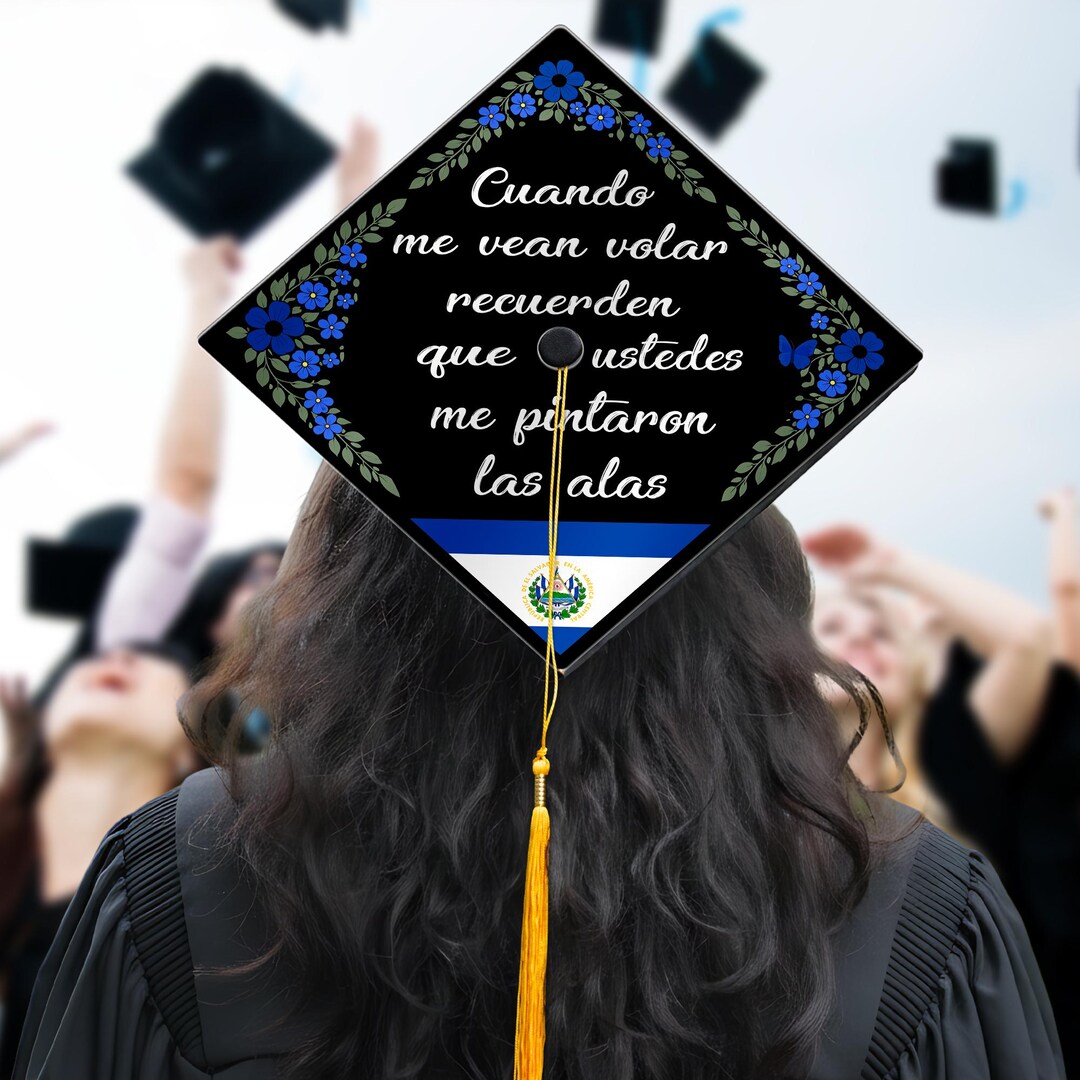 Personalized El Salvador Graduation Cap Topper, El Salvador Class of ...