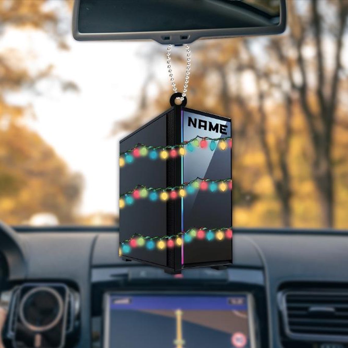 Personalized Computer Case Christmas Ornament, Computer Christmas ...