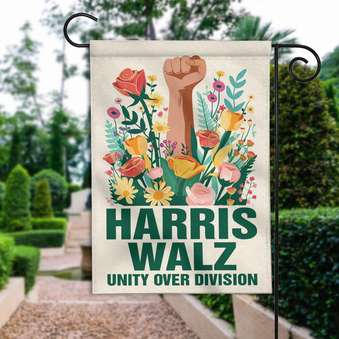 Harris Walz Unity Over Division Flag Harris Walz 2024 Flag Harris for ...