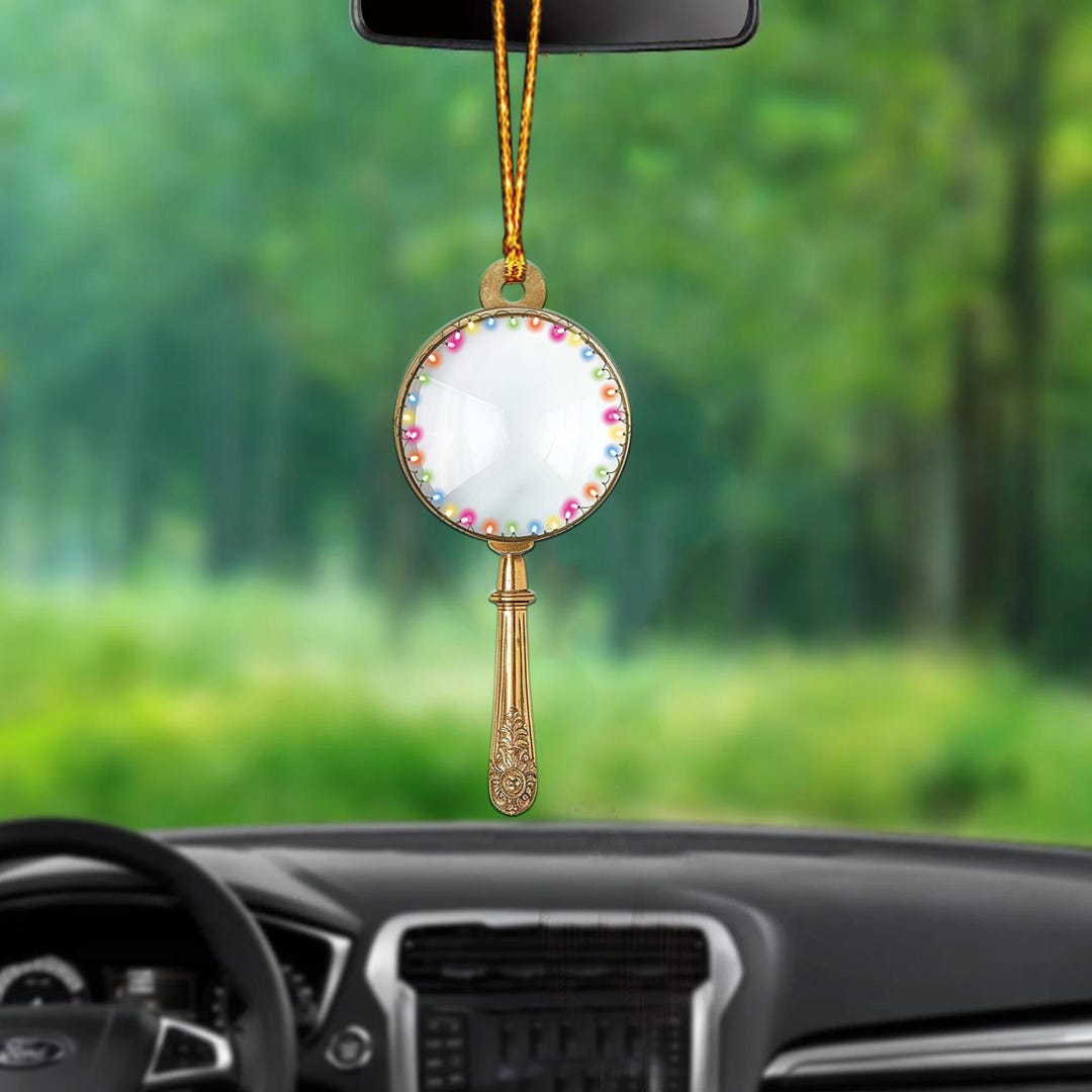 Personalized Magnifying Glass Ornament, Magnifying Glass Christmas ...