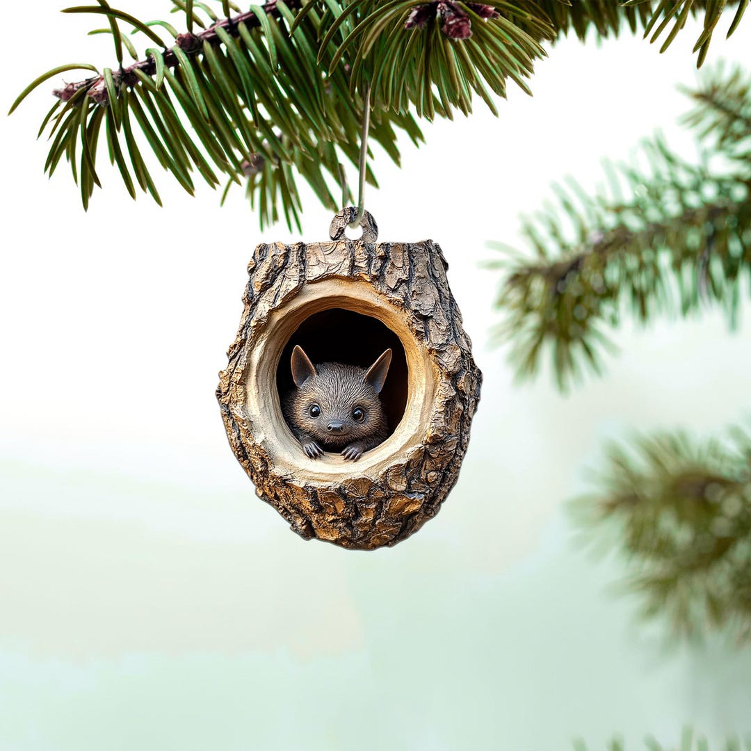 Bat 2D Flat Ornament, Bat Christmas Ornament, Bat Rearview Mirror Car ...