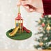 Personalized Child’s Slide Ornament, Kids Slide Christmas Ornament ...