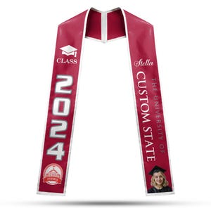 Personalized Graduation 2025 Stoles, Custom Class of 2025 Stoles, Your ...
