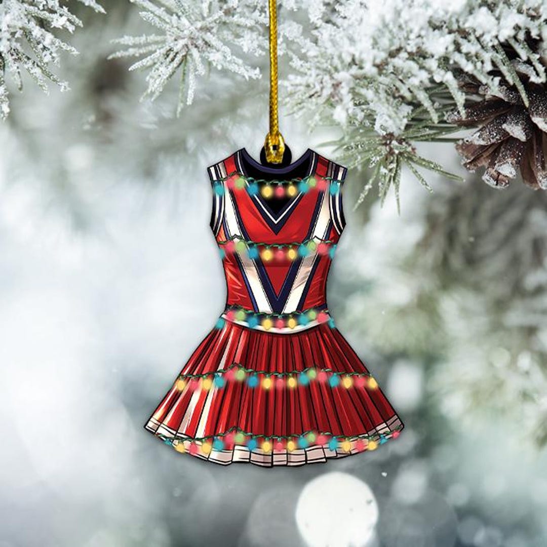 Personalized Cheerleading Ornament, Cheerleading Christmas Ornament ...