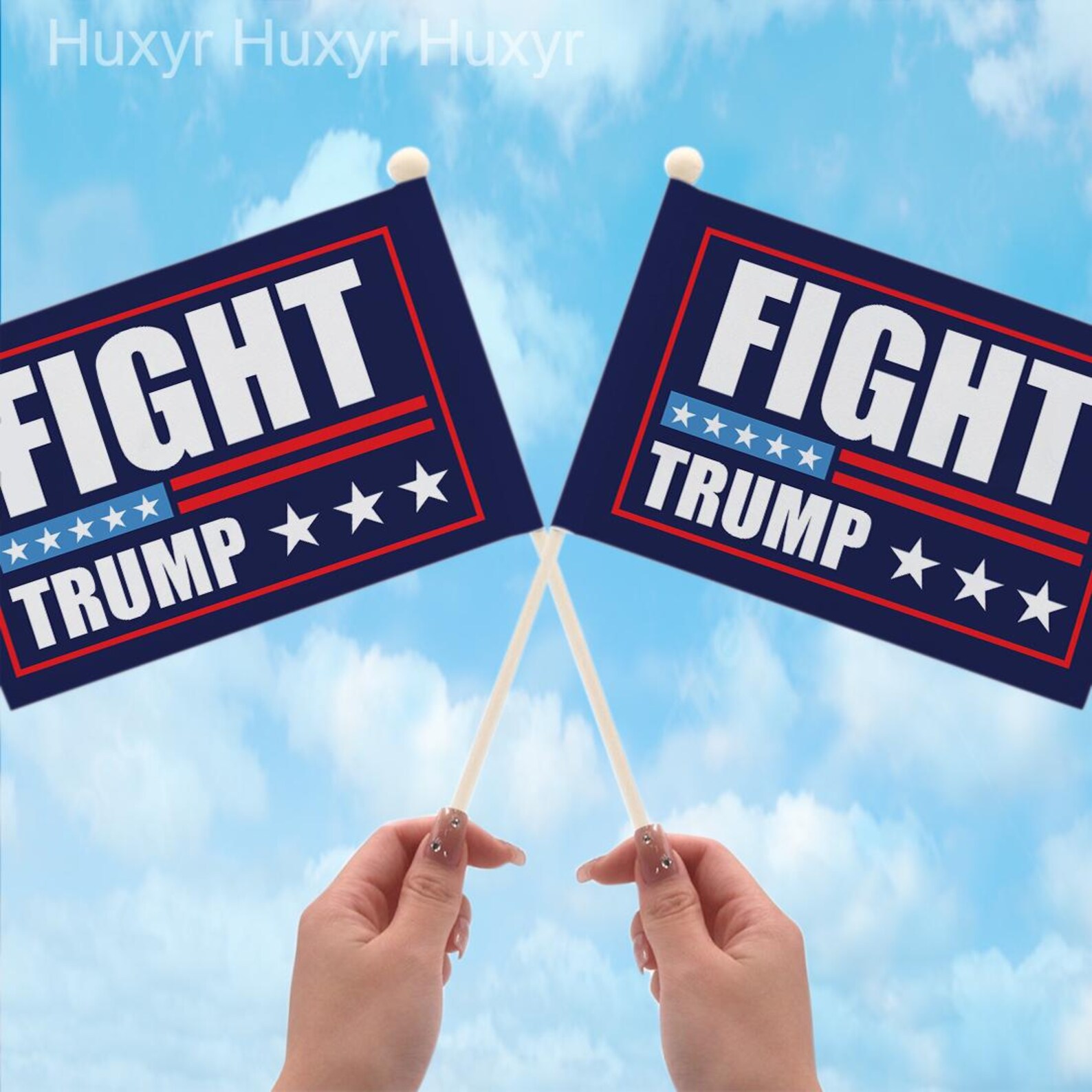 Trump 2024 Hand Flag, Trump Take America Back Hand Flag, Trump for ...