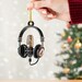 Studio Microphone and Headphone Christmas Ornament, Xmas Tree Decor ...