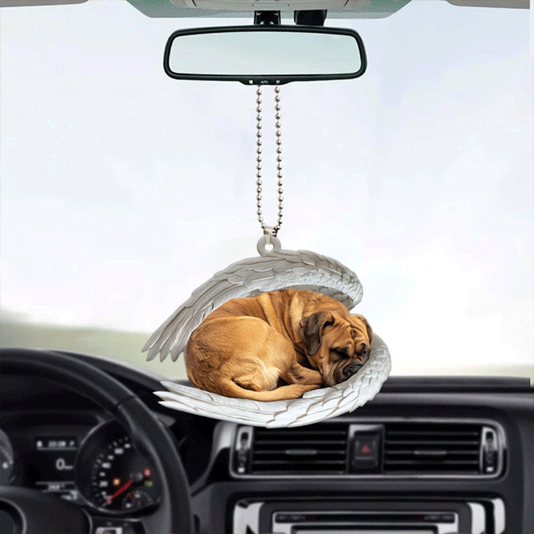 Boerboel Dog Angel Wings Car Ornament, Boerboel Dog Christmas Ornament ...