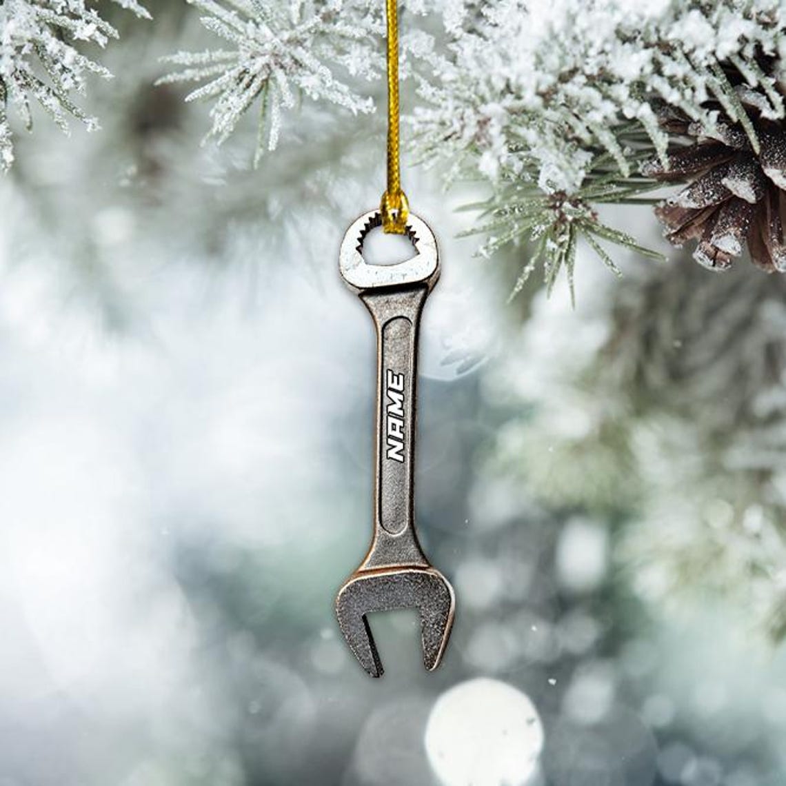 Personalized Wrench Christmas Ornament, Plumber Christmas Ornament ...