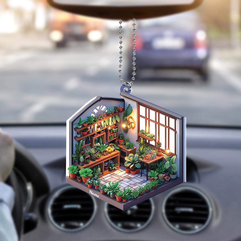 Personalized Garden House Christmas Ornament, Garden House Decor, Gift ...