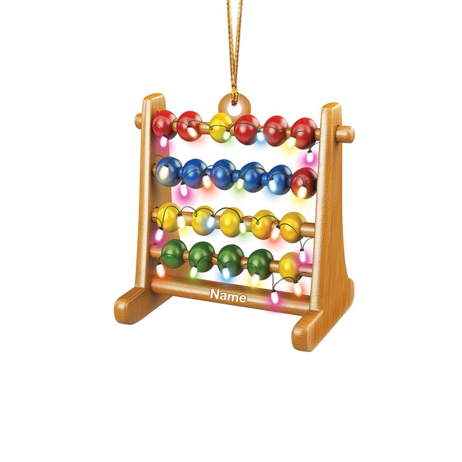 Personalized Abacus Christmas Ornament, Math Ornament, Abacus Lovers ...