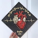 Anatomical Heart Nursing Graduation Cap Topper, Custom ICU Nurse Grad ...