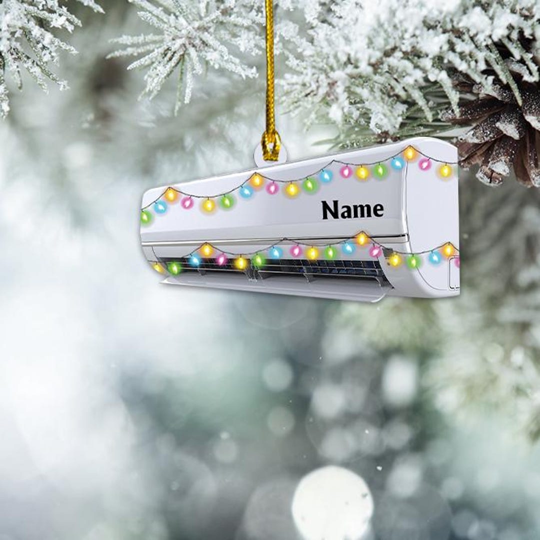 Personalized Air Conditioner Ornament, Air Conditioner Christmas ...