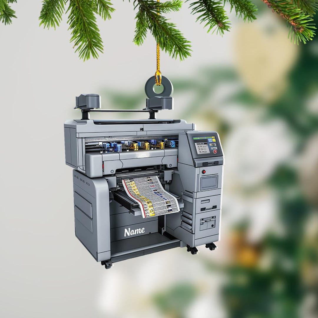 Copier Cartridge Printing Machine Christmas Ornament, Copier Printing ...