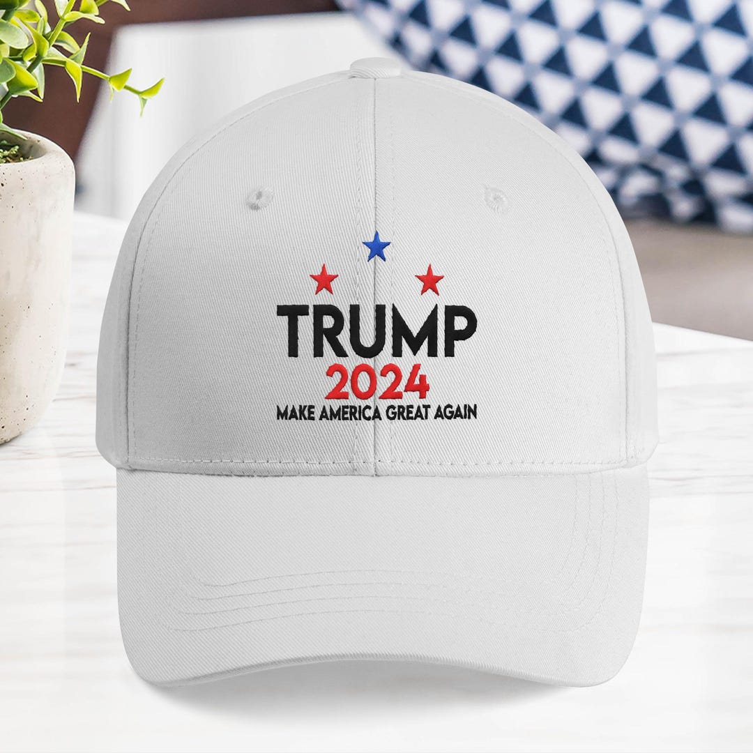 Trump 2024 Make America Great Again Embroidered Cap, Trump for ...