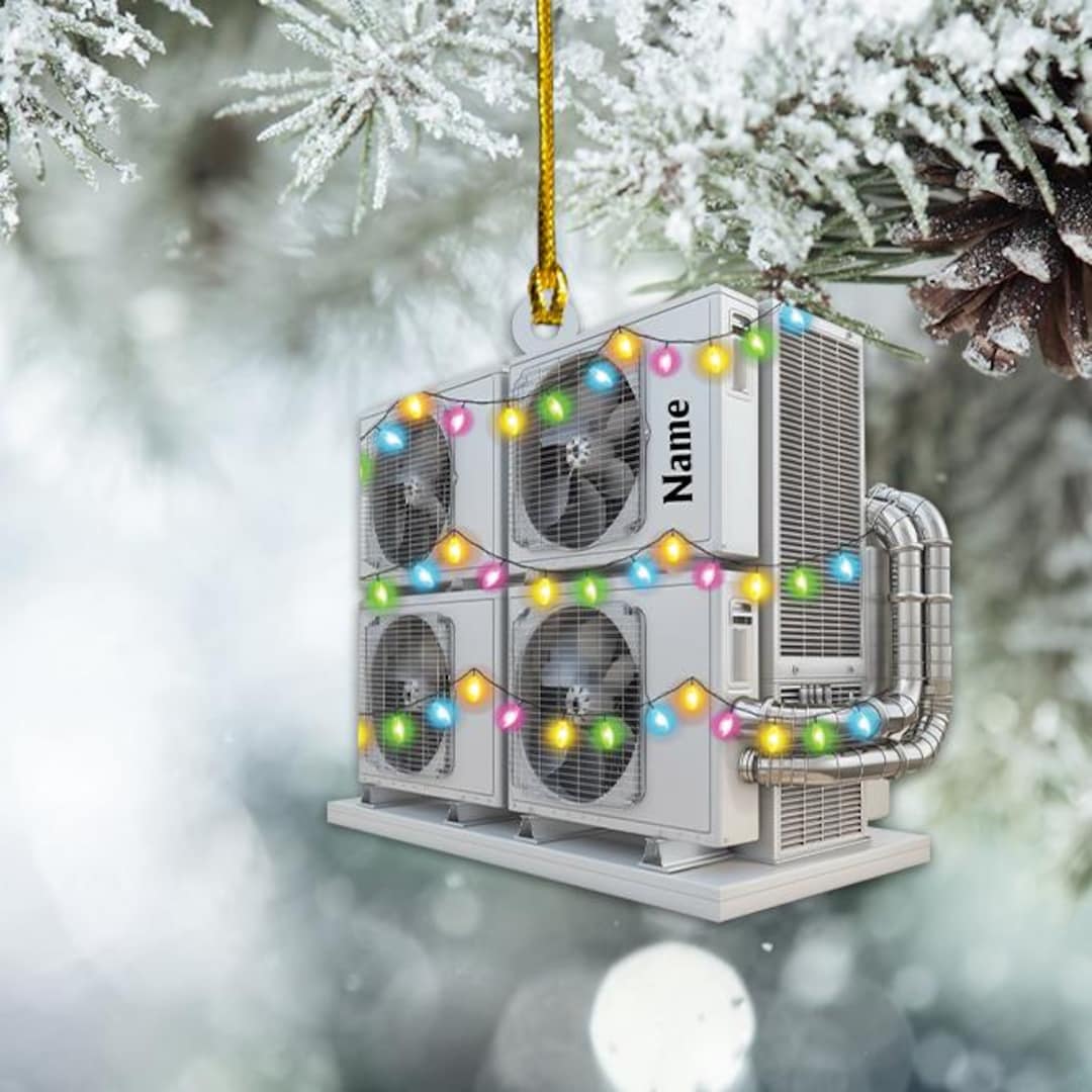 Personalized Air Conditioner System Ornament, Air Conditioner Christmas ...