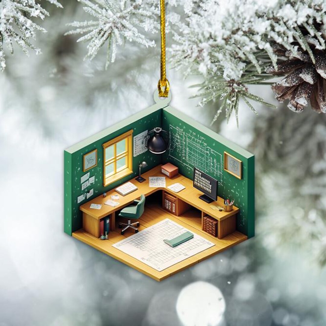 Mathematics Room Christmas Ornament, Mathematics Geometry Ornament ...