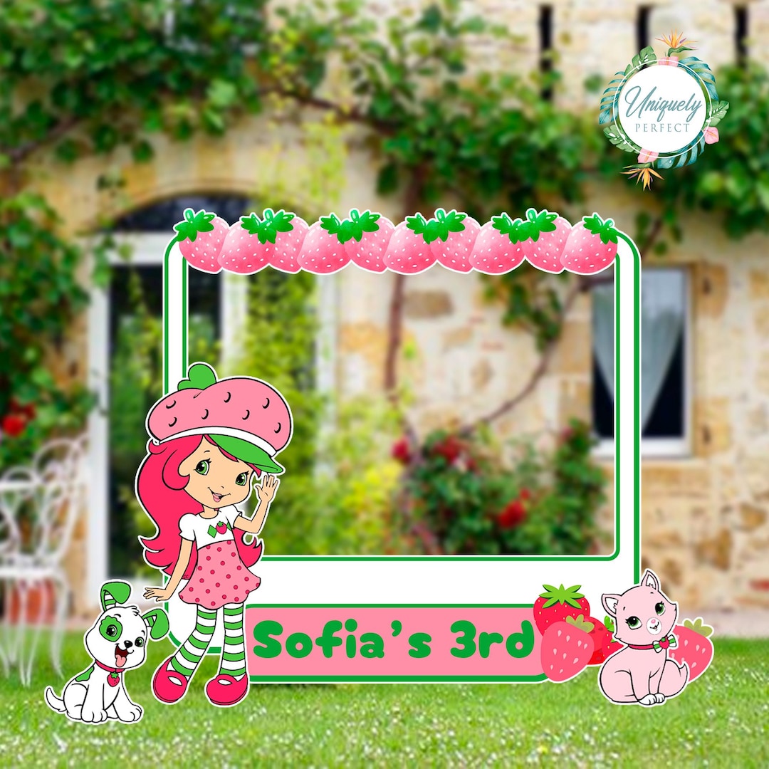 Strawberry Shortcake Personalized Photo Booth, Strawberry Shortcake ...