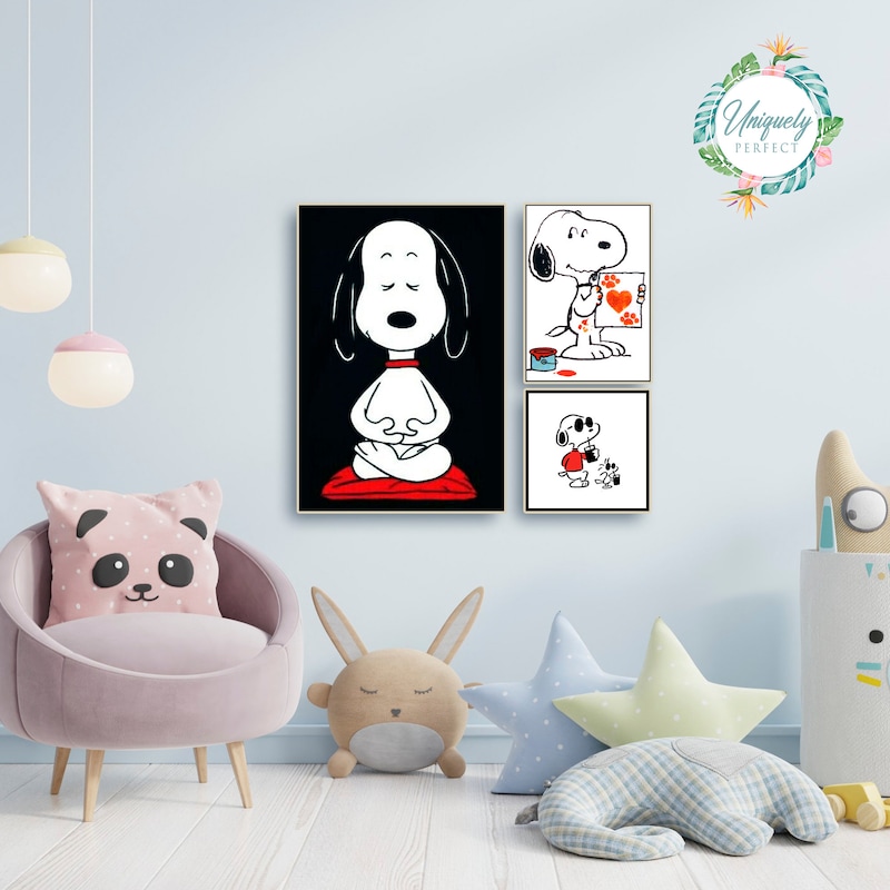 Snoopy Yoga - Etsy