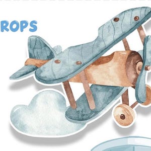 First Birthday Flight Themed Party Backdrop and Props for a High-flying ...
