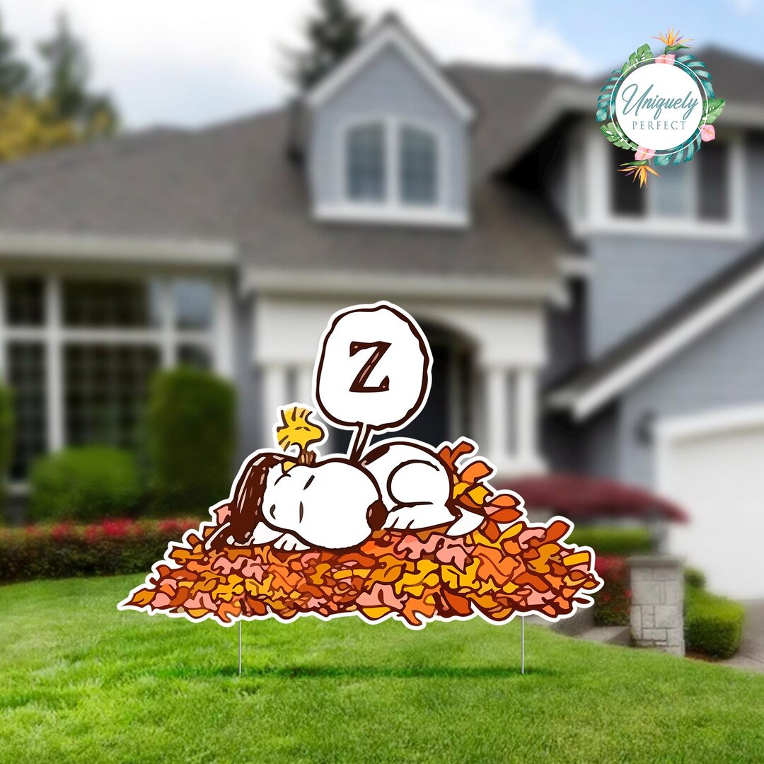 Snoopy and Woodstock in Love With Fall and Thanksgiving, Thanksgiving ...