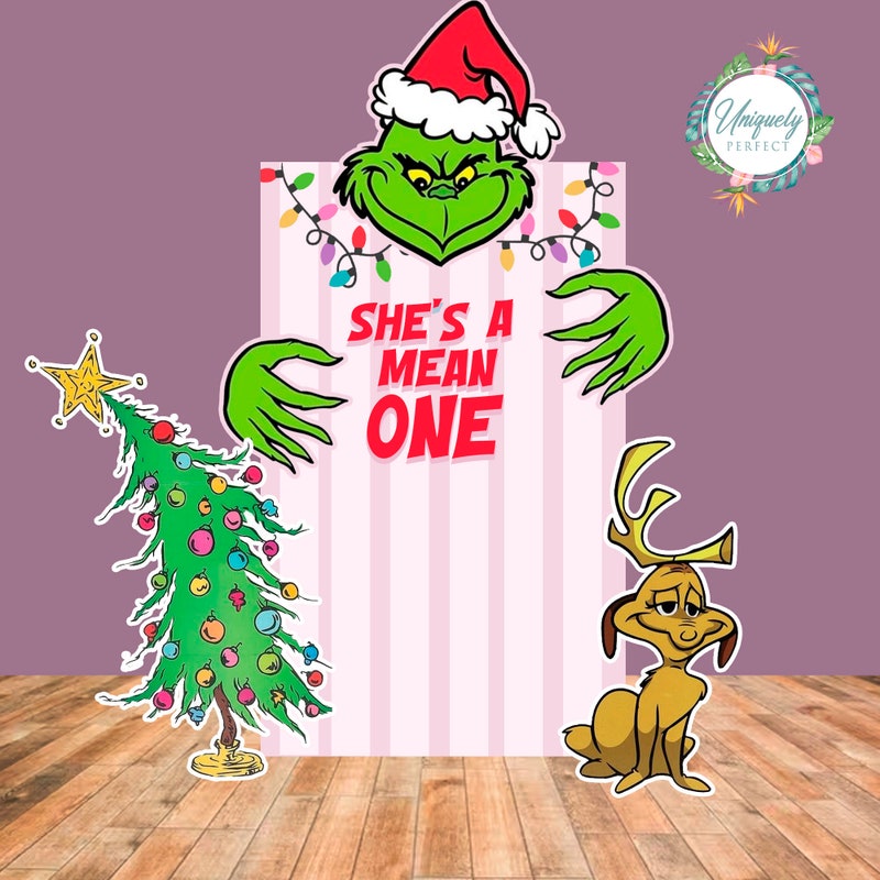 Grinch Backdrop - Etsy