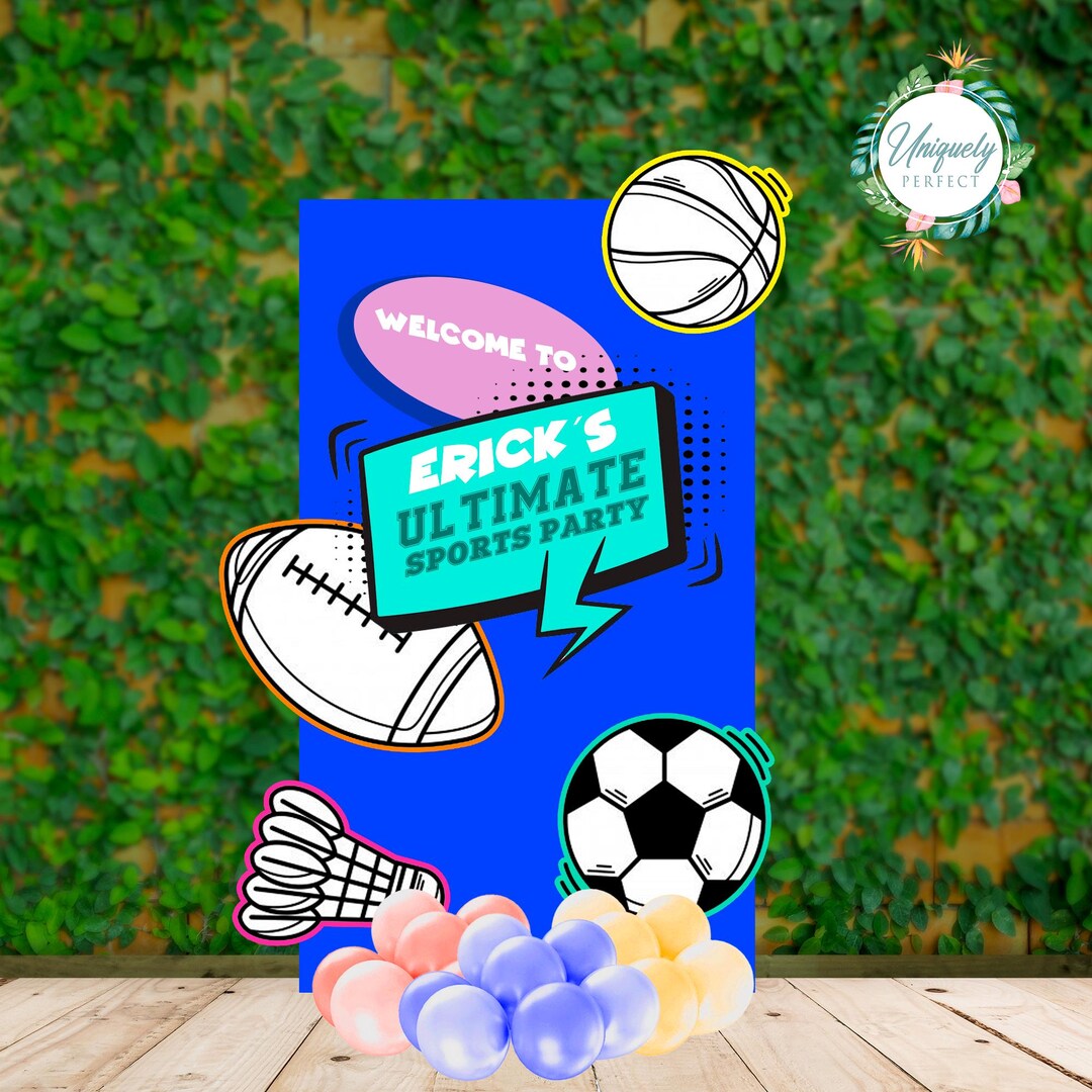 Monsters Inc Birthday Backdrop and Yard Cutouts, Mike, Sully and Boo ...