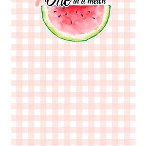 Personailized One in a Melon Birthday Bash Coroplast Backdrops and ...
