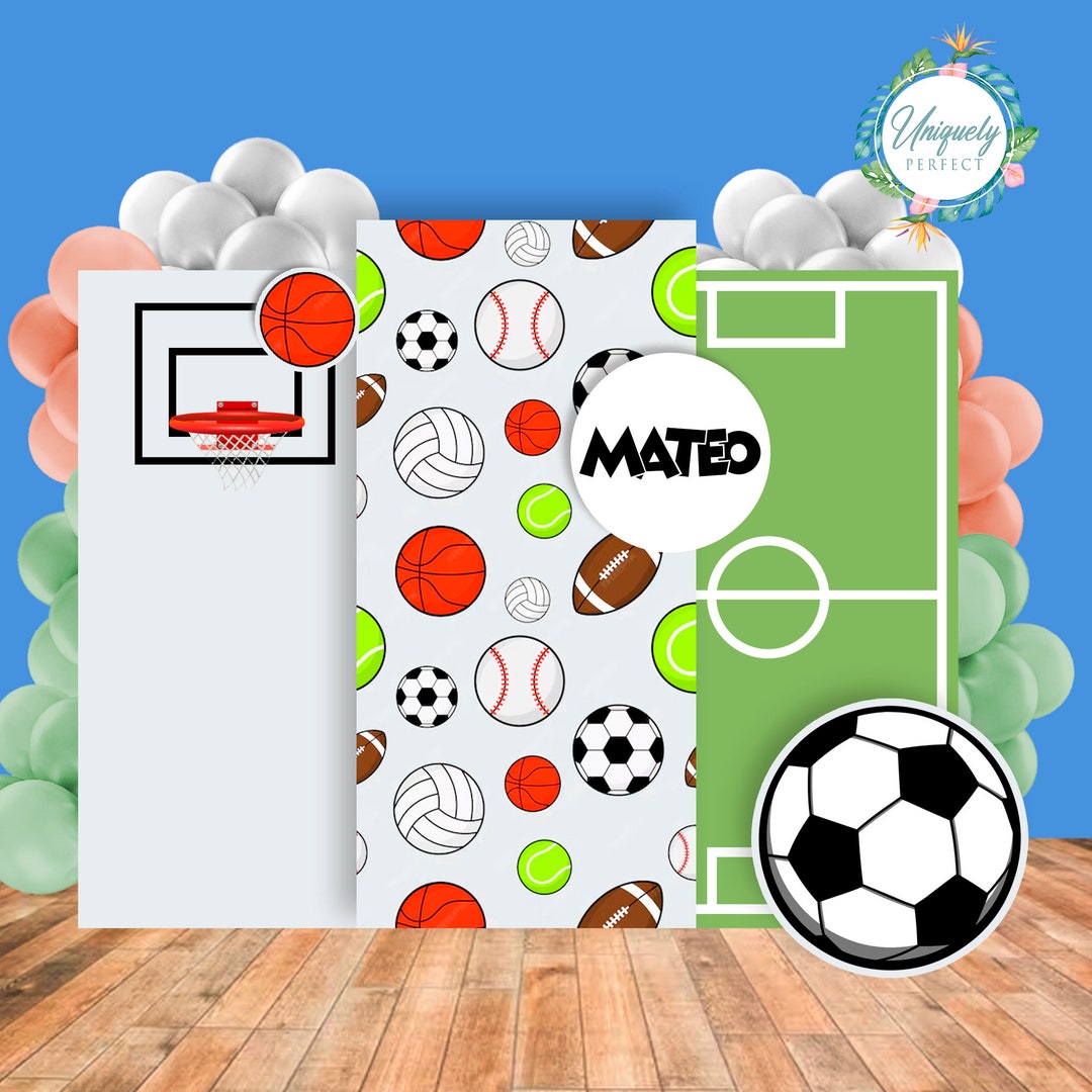 MVP Birthday Bash Backdrops, Game Day Extravaganza Sports Birthday Bash ...