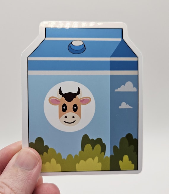 Cartoon Cow Milk Carton