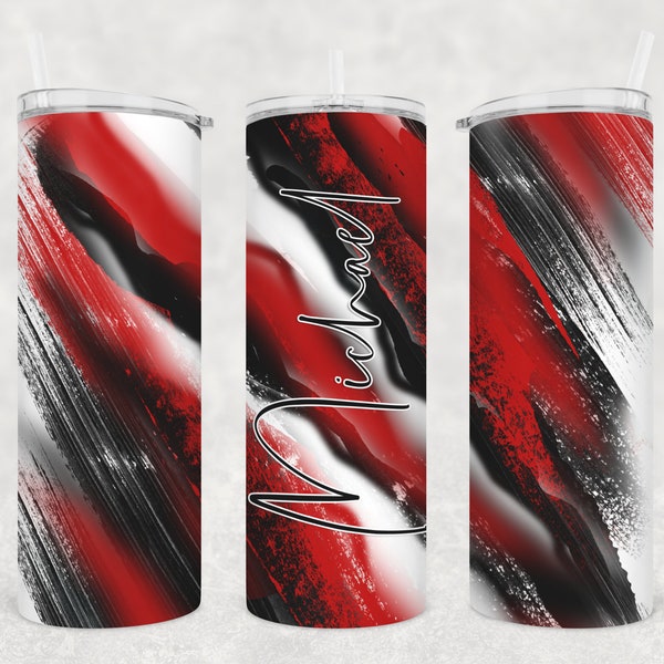 Personalized Red Tumblers - Etsy