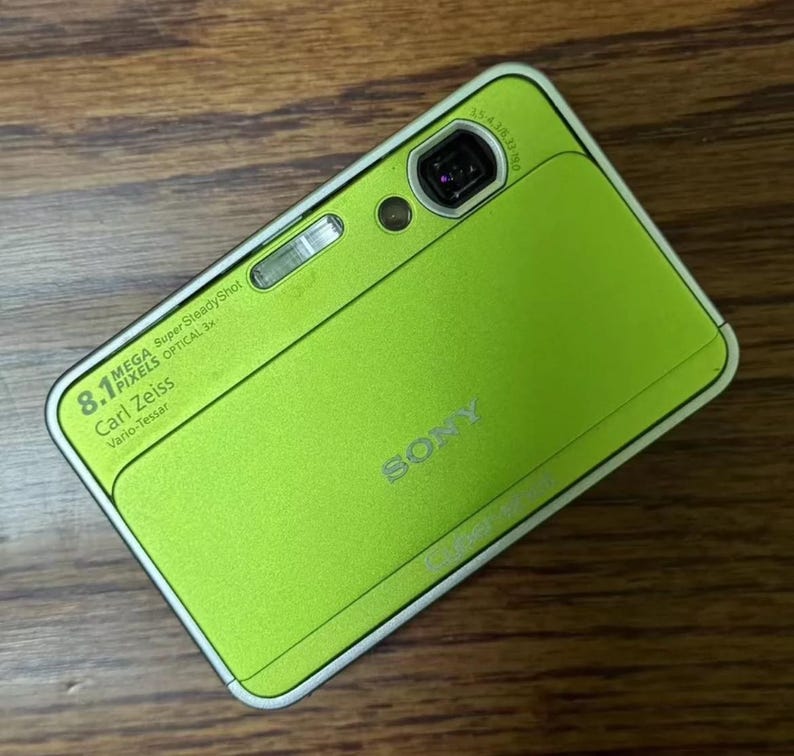 Sony Cybershot DSC-T2! Green - Etsy