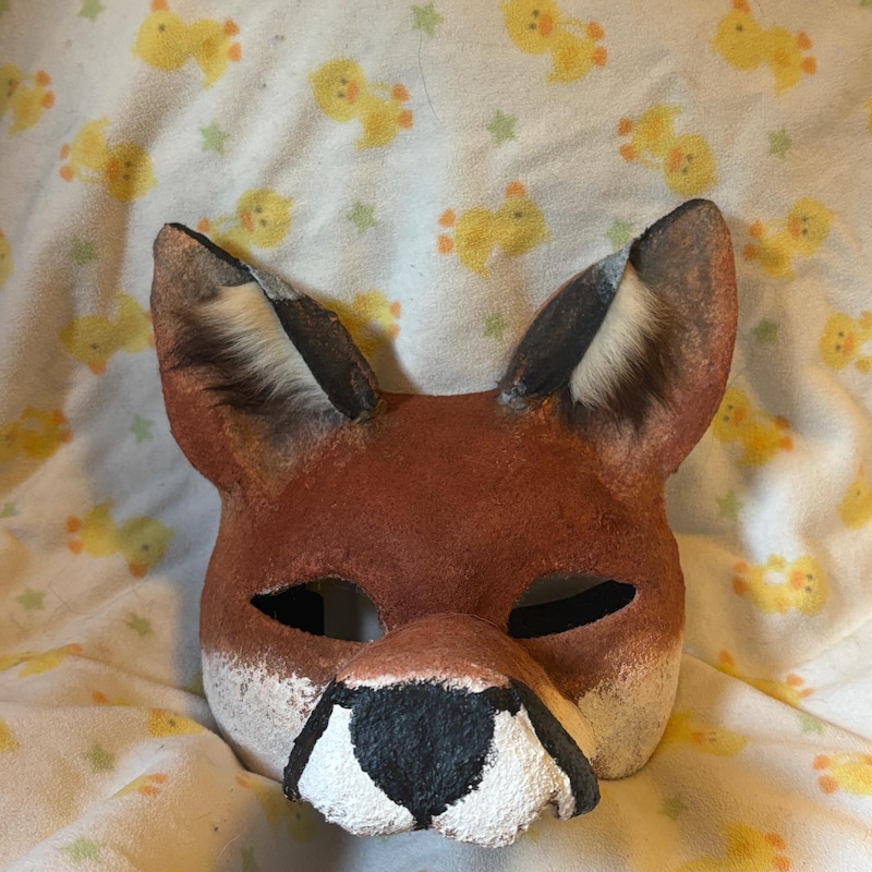 Red Fox Mask - Etsy