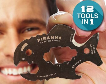 T-rex Carabiner Multi-tool Men's Gift by Trixie & Milo. | Etsy