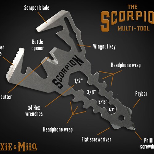 T-rex Carabiner Multi-tool Men's Gift by Trixie & Milo. | Etsy