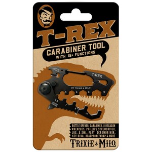 T-rex Carabiner Multi-tool Men's Gift by Trixie & Milo. - Etsy