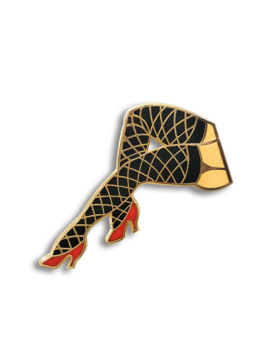Sexy Legs Enamel Pin Etsy