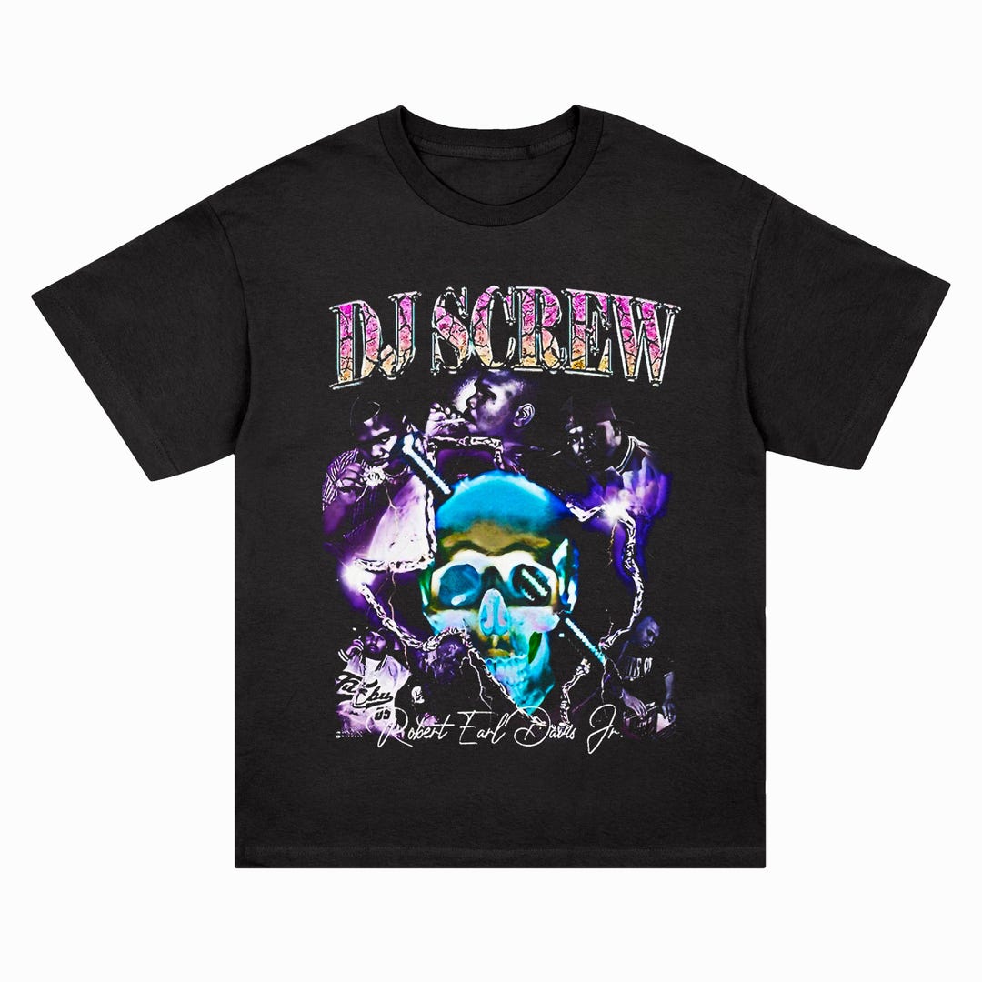 Dj Screw Houston Texas Drank 90s Lean Rap Hip-hop Unisex T-shirt - Etsy