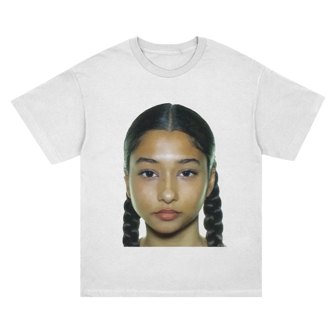 BB Trickz Merch Face Photo T-shirt Y2K Rave Tee Party Girl Unisex Music ...