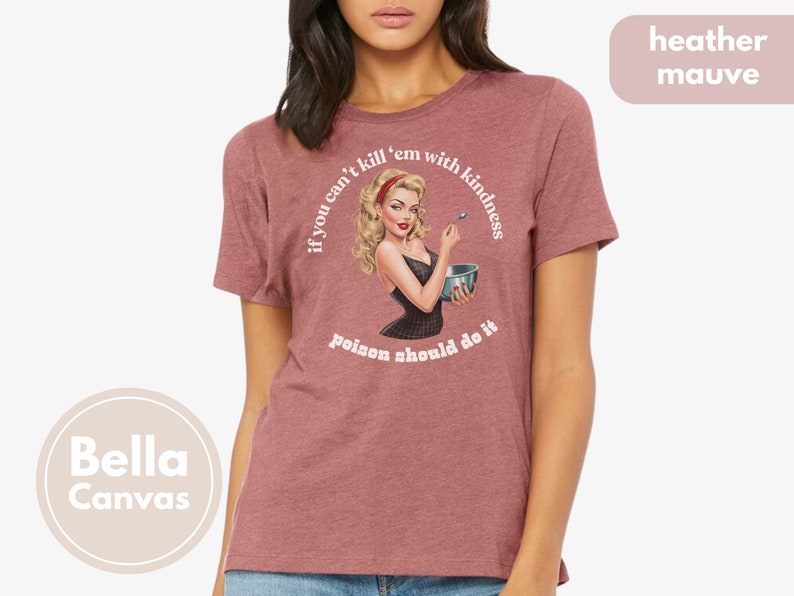 Vintage Pin Up Girl T Shirt Retro Kitchen T Shirt 1950s Psycho