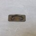 Large Rectangular Crescent Handle Handcrafted Solid Cast Brass Drawer ...