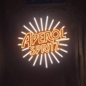 Aperol Spritz Cocktail Neon Sign - Etsy UK