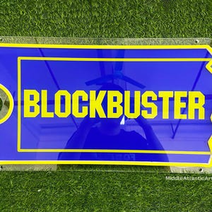 Blockbuster Video Sign, Blockbuster-inspired Decor, Home Theater ...