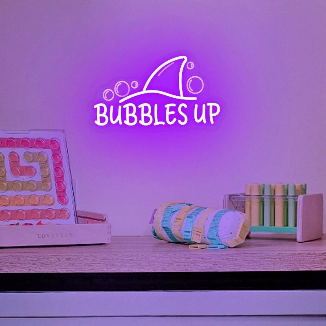 Bubbles up Neon Sign, Tropical Bar Neon Light, Memorial Neon Sign ...